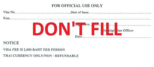 Thailand Visa on Arrival Form – How to Fill Thai VoA Form