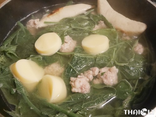 Tom Jued Tam-Leung - Ivy Gourd Leaves Soup | THAI.LT